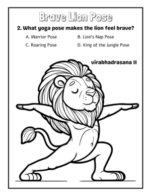 Animal Yoga Adventures: A Coloring Book for Kids