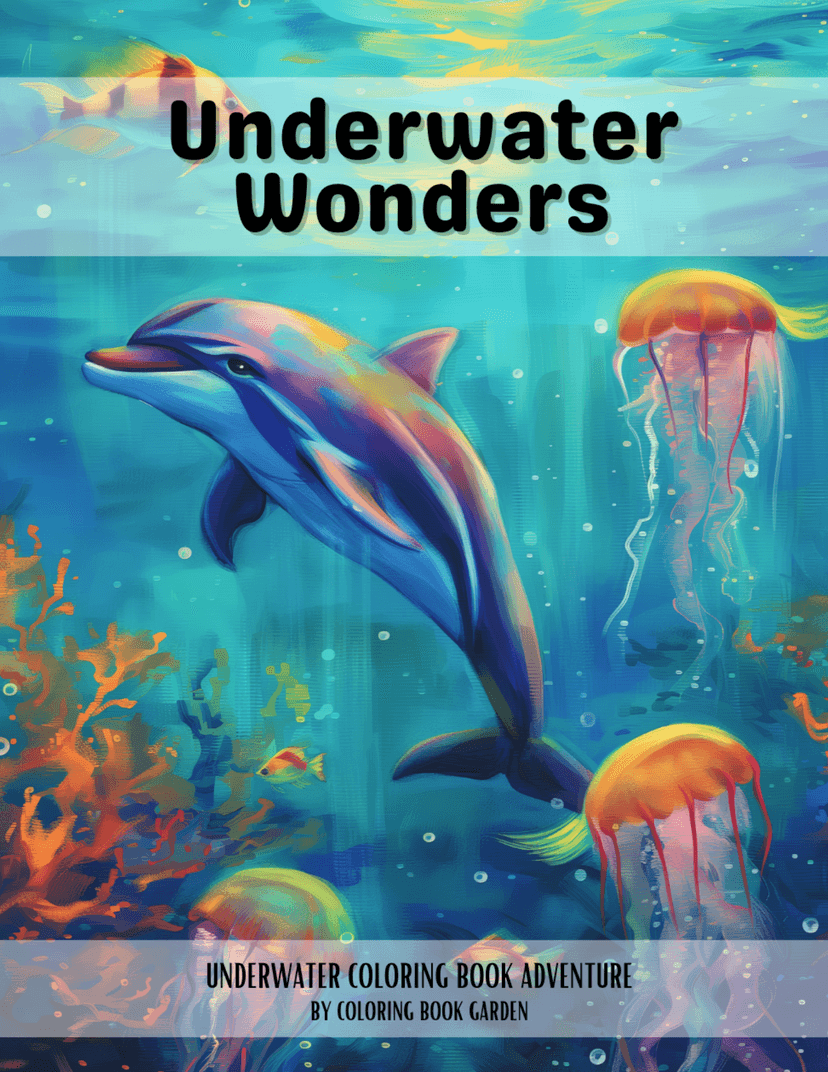 Underwater Wonders Coloring Book: Sea Life Exploration