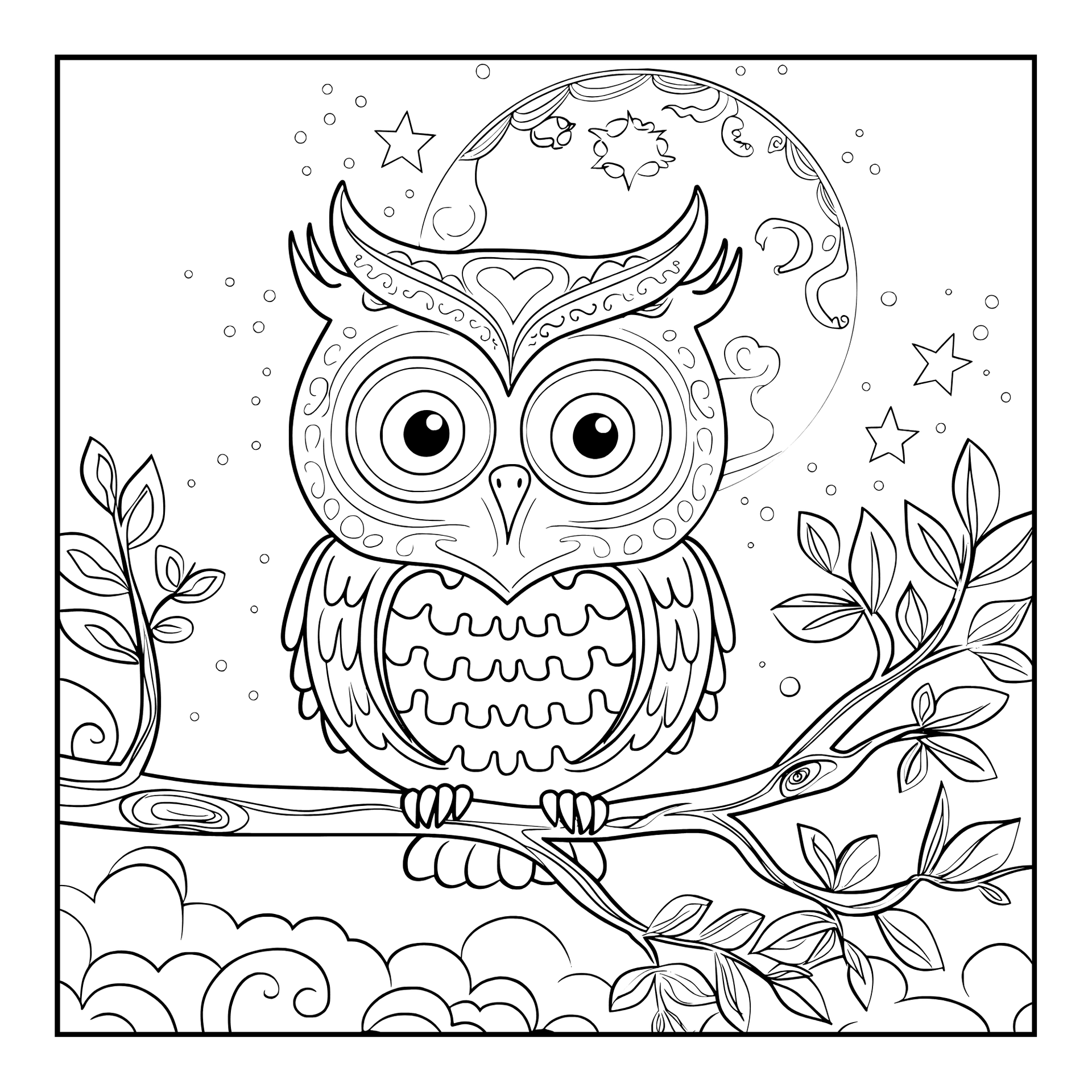 Woodland - Coloring Pages