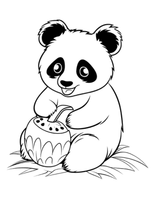 Animals & Fruits Coloring Book